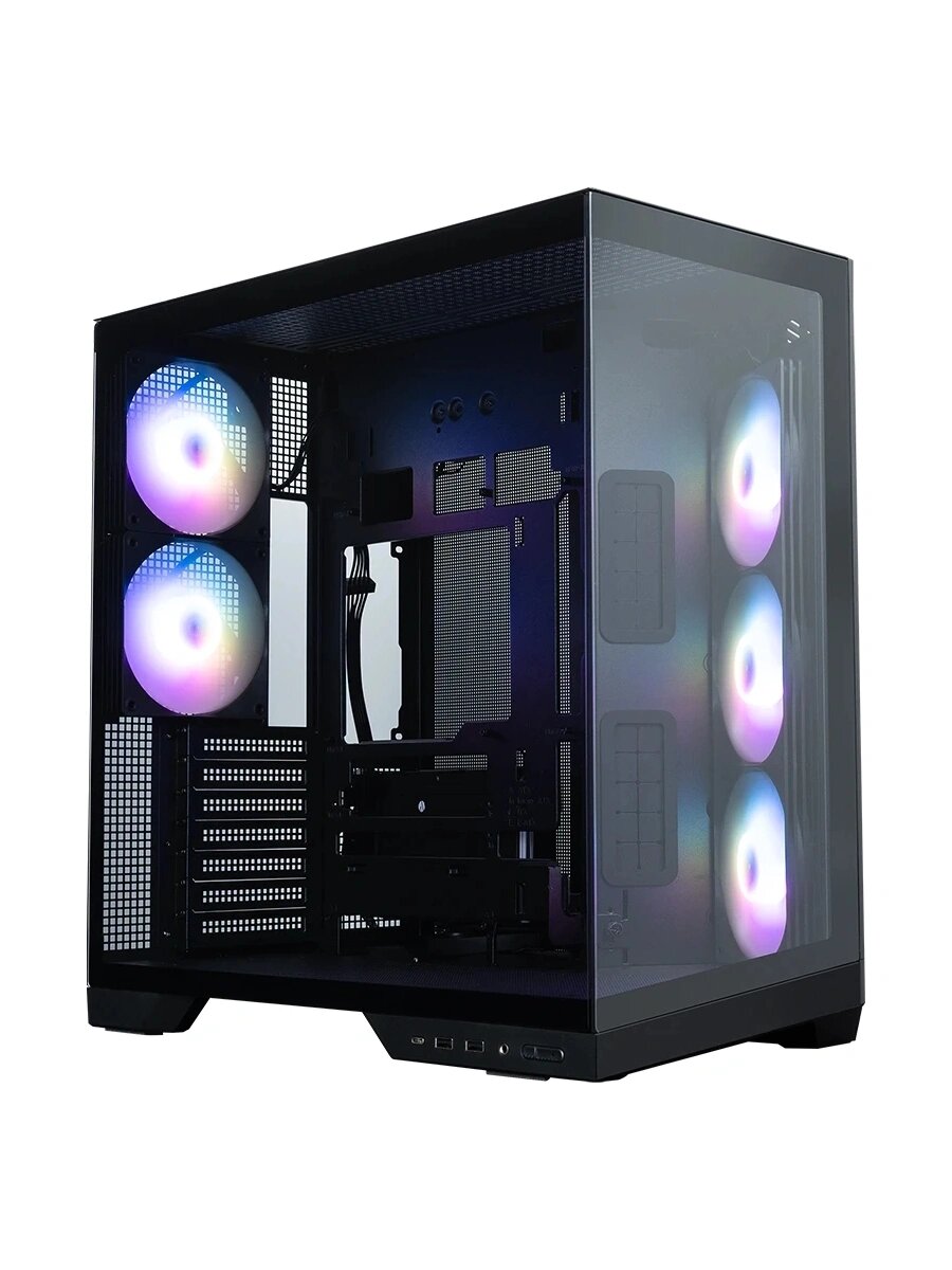 Корпус Zalman D50 черный без БП ATX 6x120mm 4x140mm 2xUSB3.0 audio bott PSU