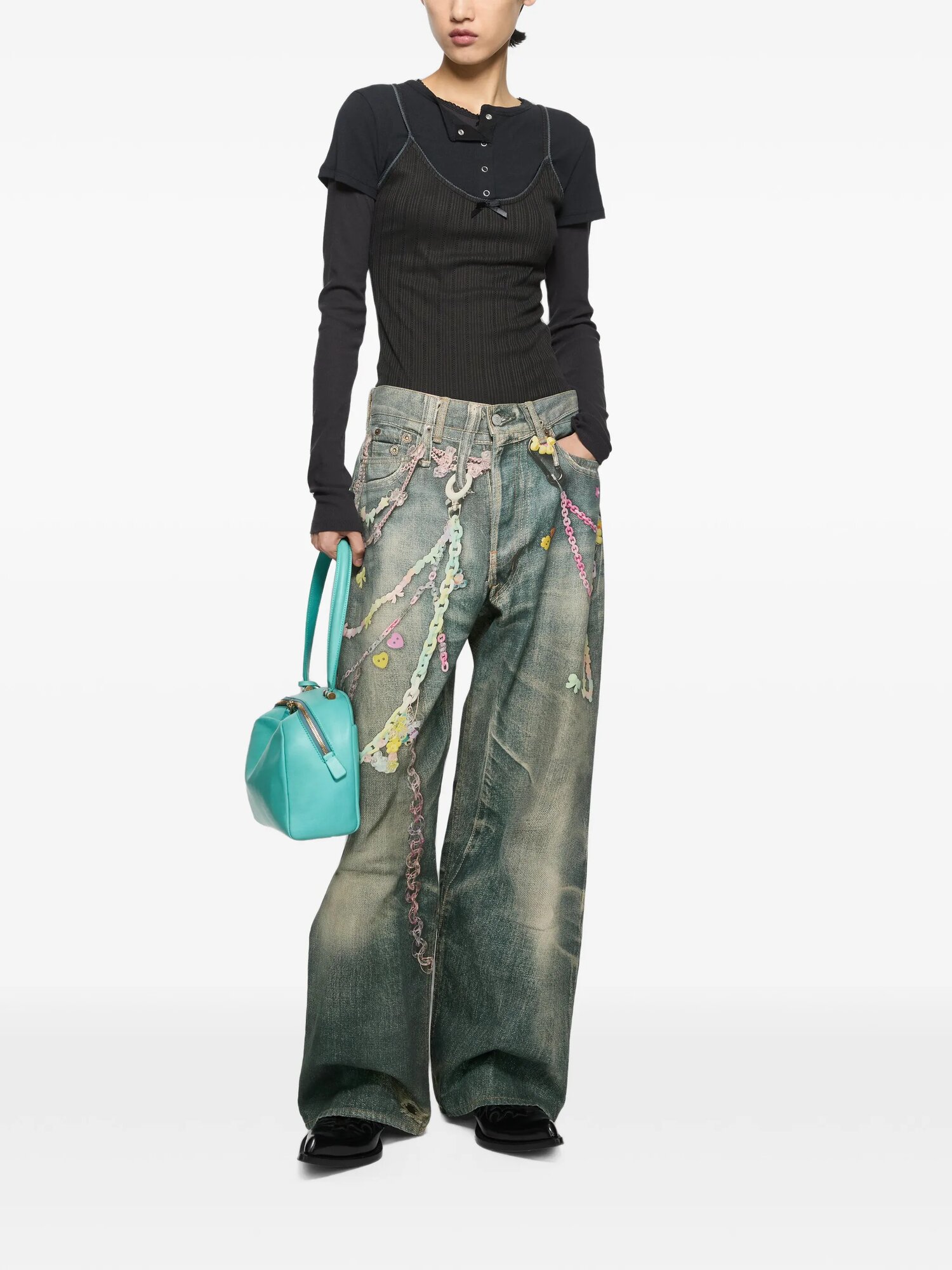 Джинсы Acne Studios Loose-fit jeans 1981, размер 52, синий — фото 1
