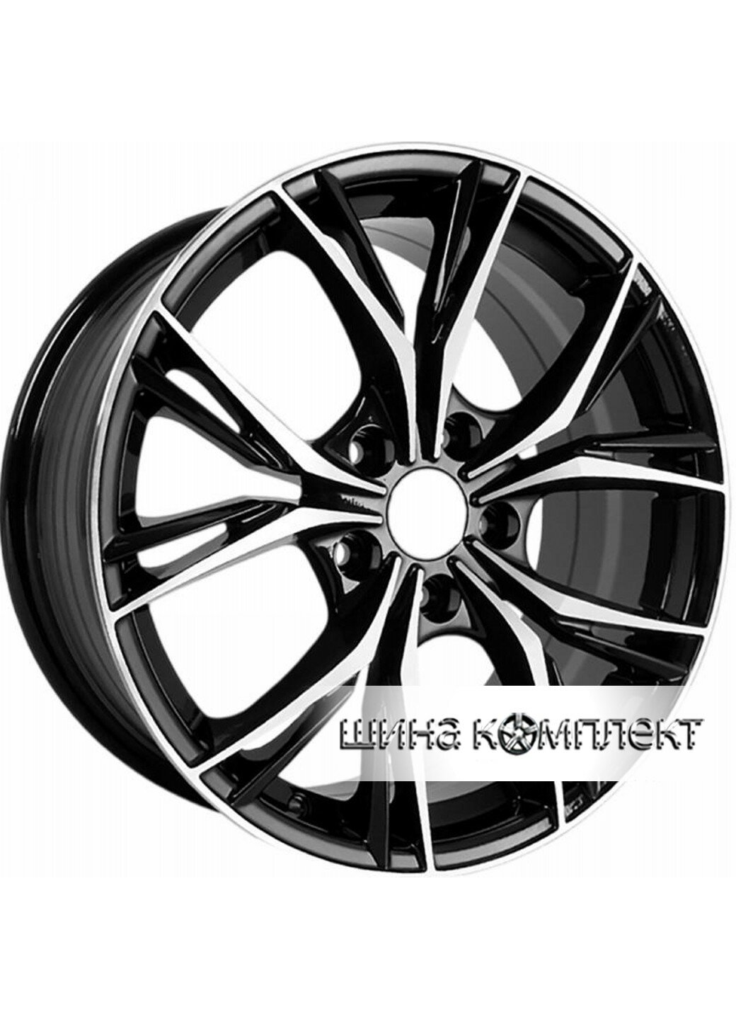 Колесный диск Megami MGM-40 7,5x18 5x114,3 ET45 60,1 BKF литой для автомобиля