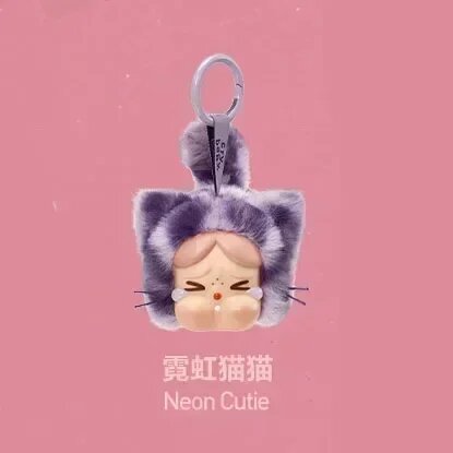 POP MART Crybaby Wild But Cutie Series Виниловая кукла Neon Cutie