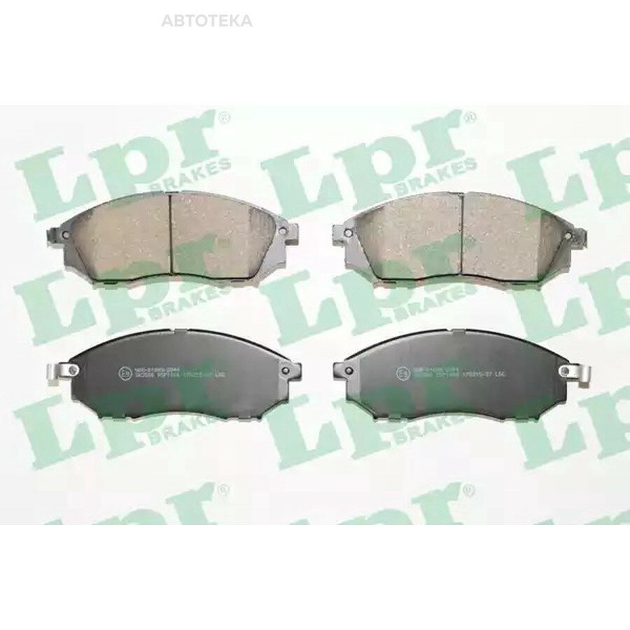 Колодки тормозные NISSAN MURANO/PATHFINDER/QASHQAI/RENAULT KOLEOS передние LPR 05P1406