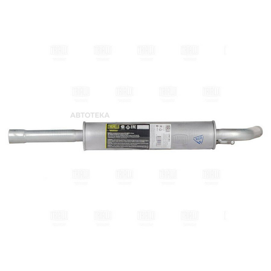 Резонатор SKODA FABIA 01-/VW POLO 01- 1.4I (нерж. алюм. сталь) TRIALLI EAM1811