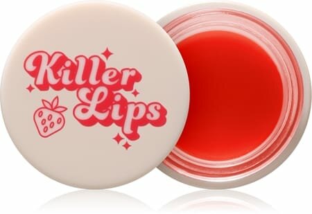 Скраб для губ killer lips prep talk lip scrub strawberry, клубничный, 16 г
