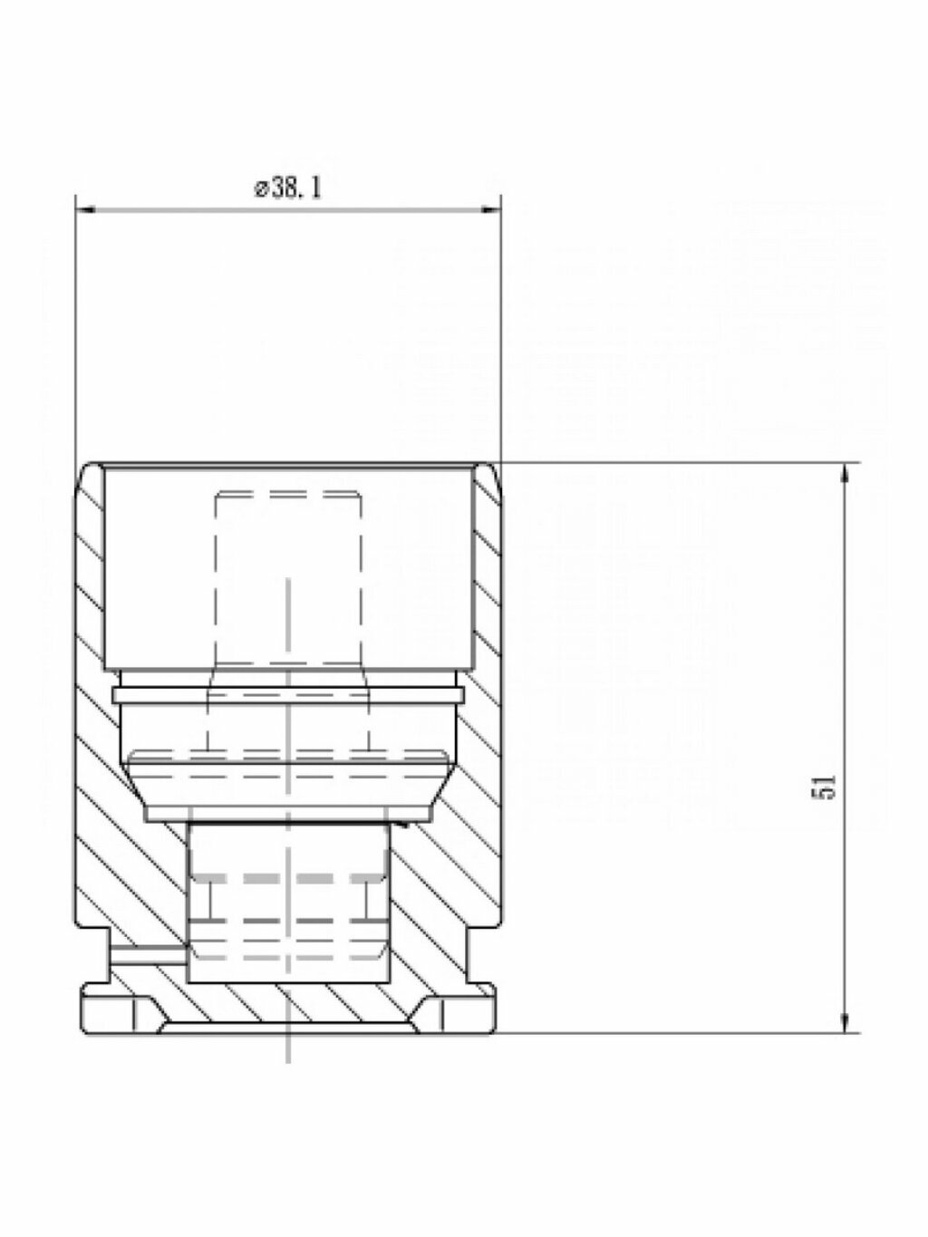Поршень суппорта задний d=38 мм TRIALLI RCF 550120