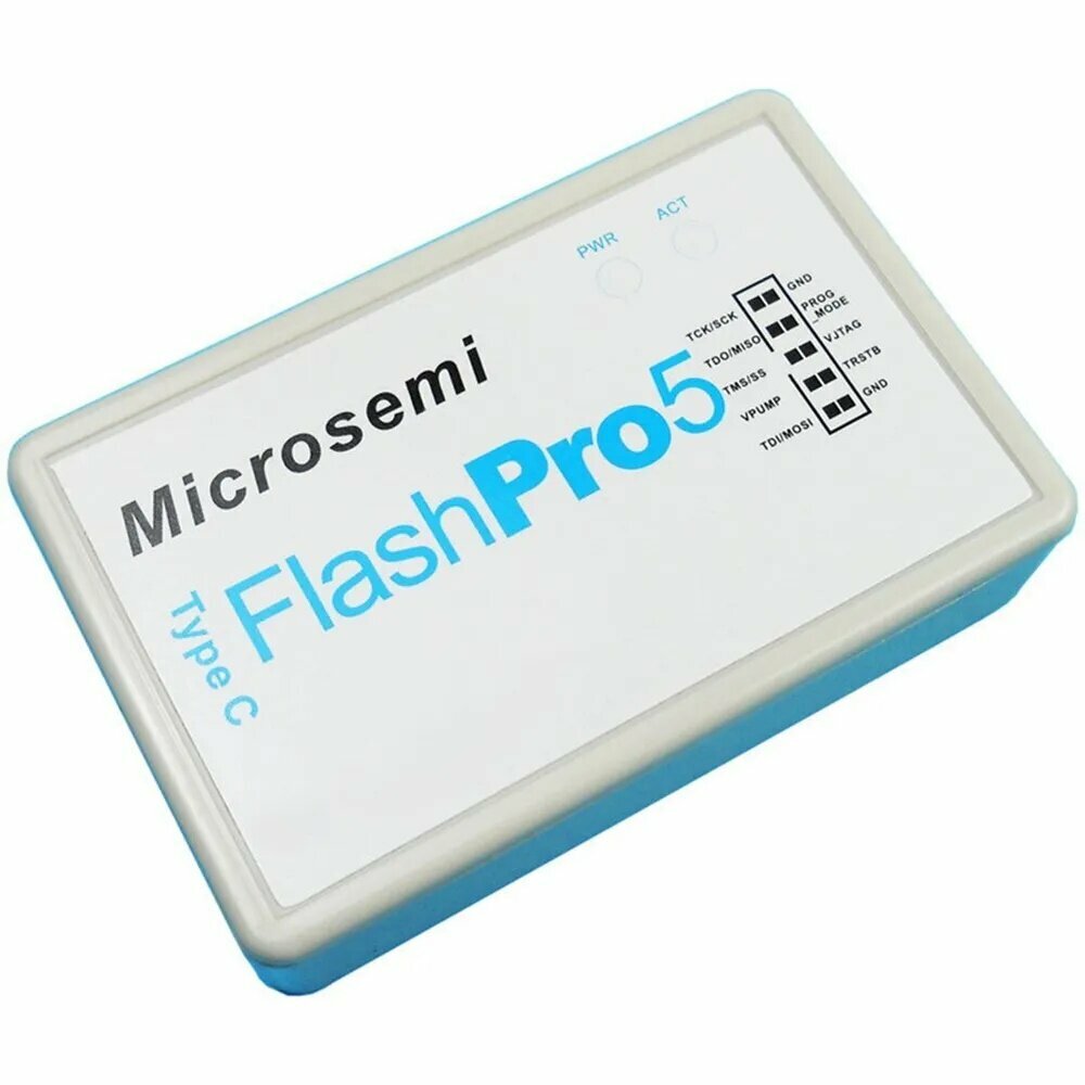 Flashpro5 Downloader, Actel Programmer, Burner Emulator, Flashprolite Для Win7/8/10/11 С Портом Type C. Заменяет FLASHPRO4 3