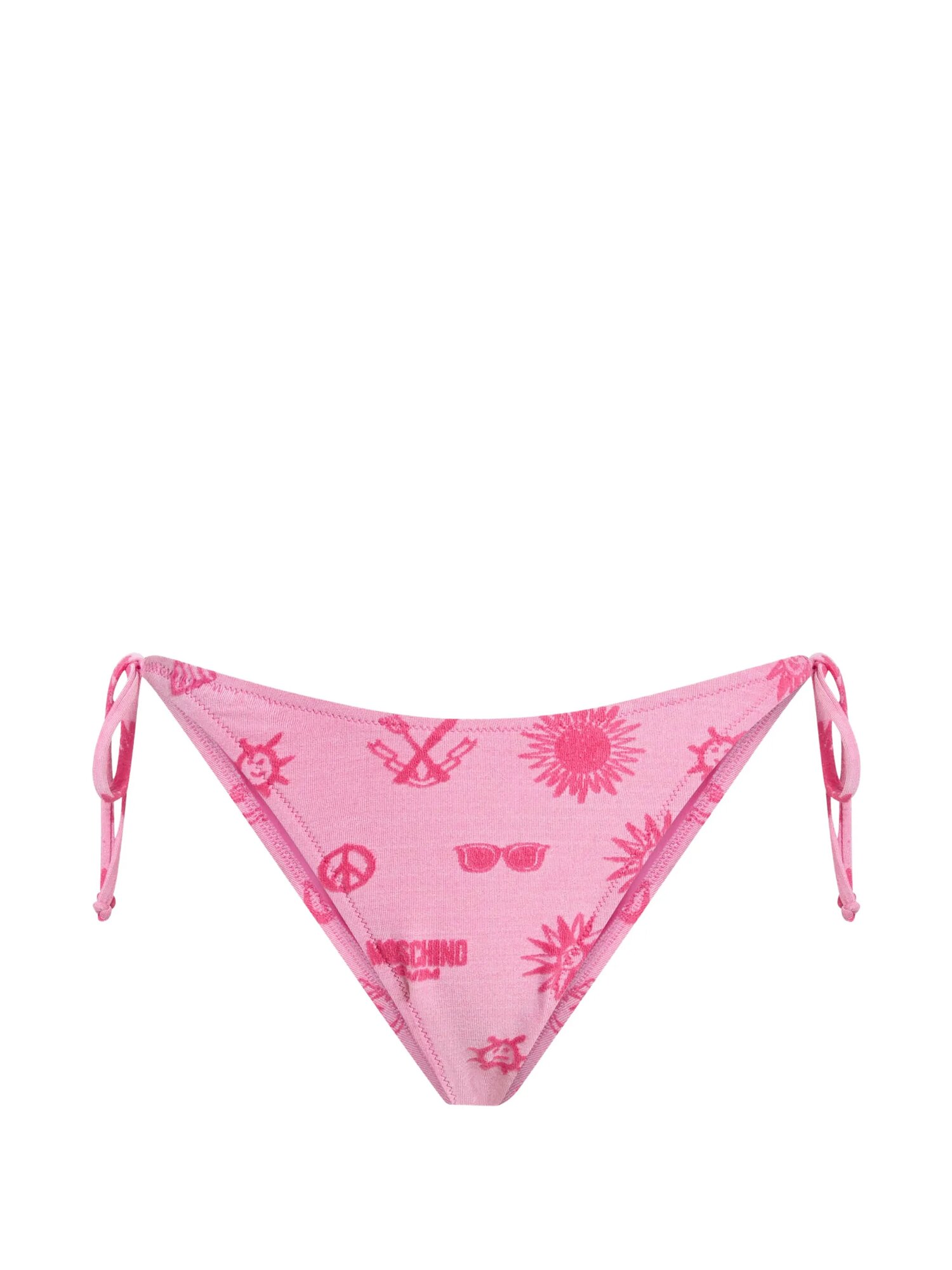 Купальник Graphic-print side-tie bikini bottoms