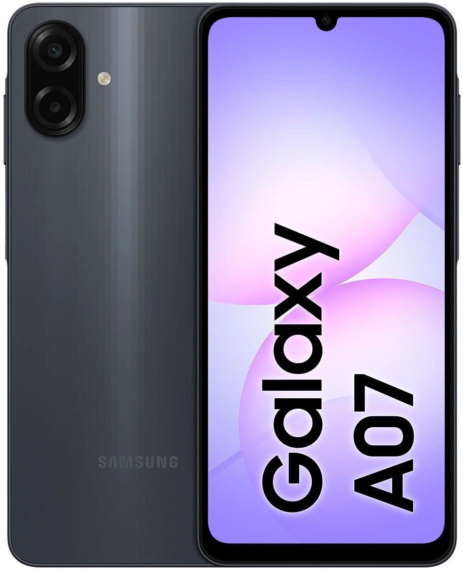 Смартфон Samsung Galaxy A07 6/128 ГБ RU/ЕАС, Dual nano SIM, черный