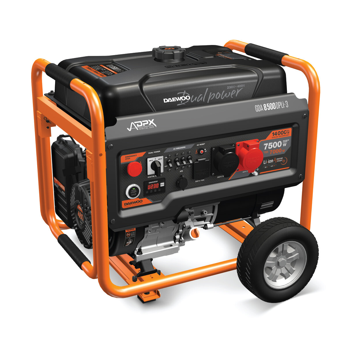 Бензиновый генератор DAEWOO GDA 8500DPLi-3
