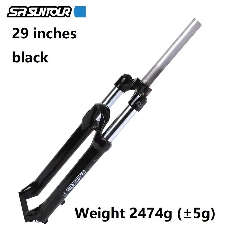 Вилки SUNTOUR XCM MTB 26/27.5/29 дюймов алюминиевые гидравлические Черный, 29 inch black