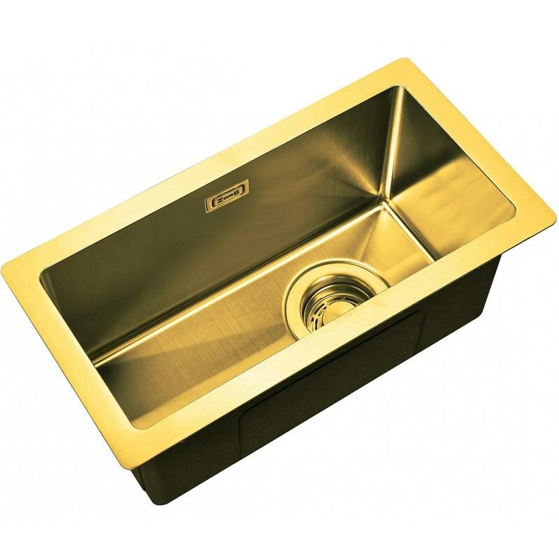 Мойка для кухни ZorG Light Bronze 23х44 ZL R 230440 бронза, 1 чаша, нержавеющая сталь