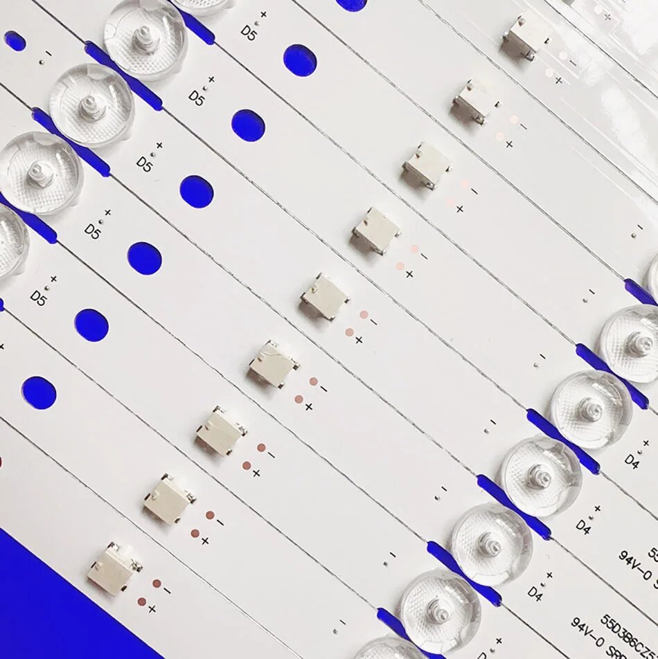 Светодиодная лента HonSuen 6 диодов 130 мм 3В 1kit-10pcs