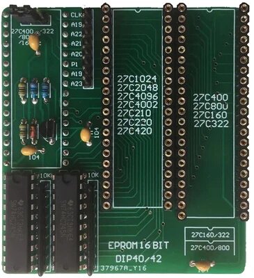 Адаптер EPROM 16BIT 27C400/800/160, 27C322, Round hole seat