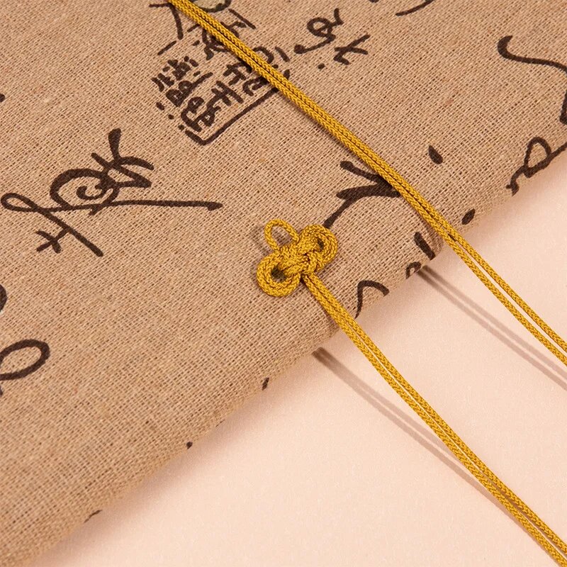 Бежевые кисточки с узлом, 30шт, Earthy yellow