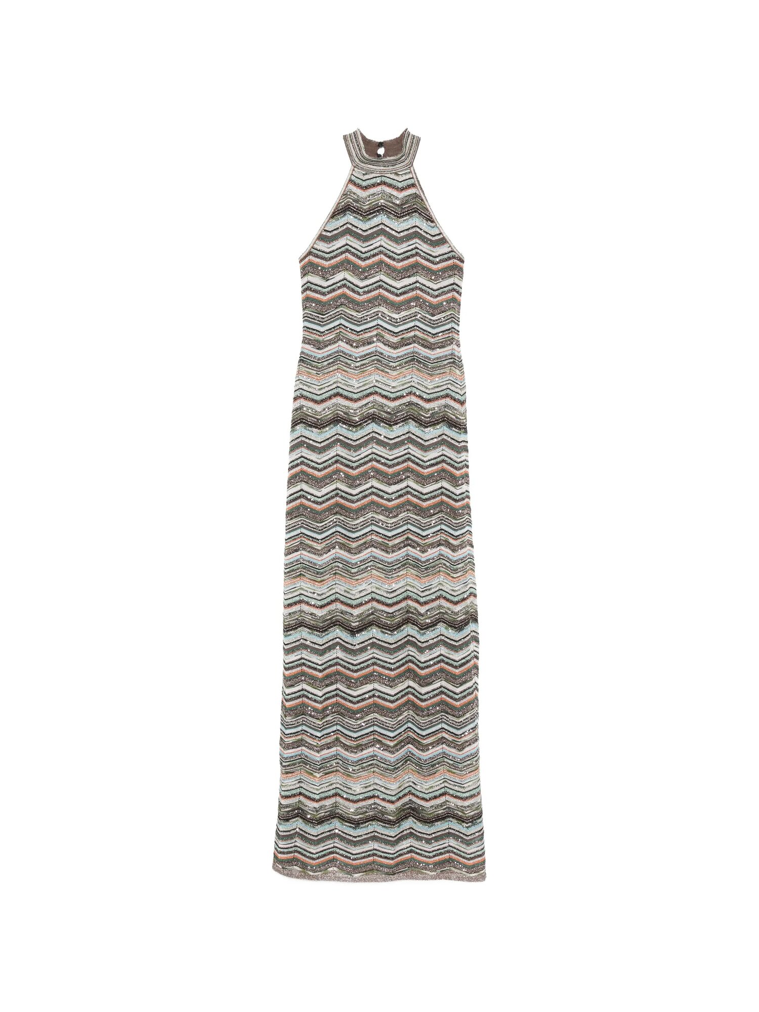 Платье Zigzag-pattern maxi dress