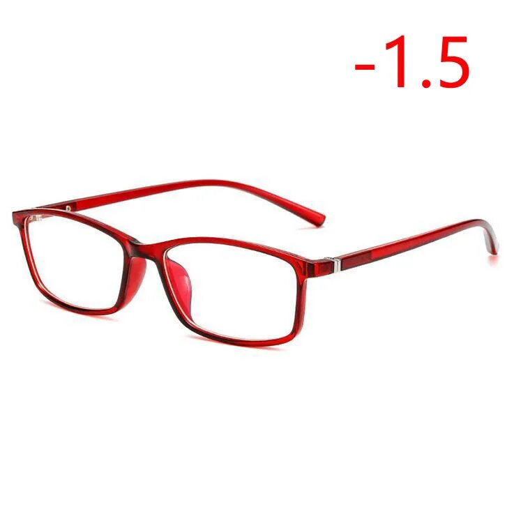 Очки для близорукости -1.5, оправа Красный