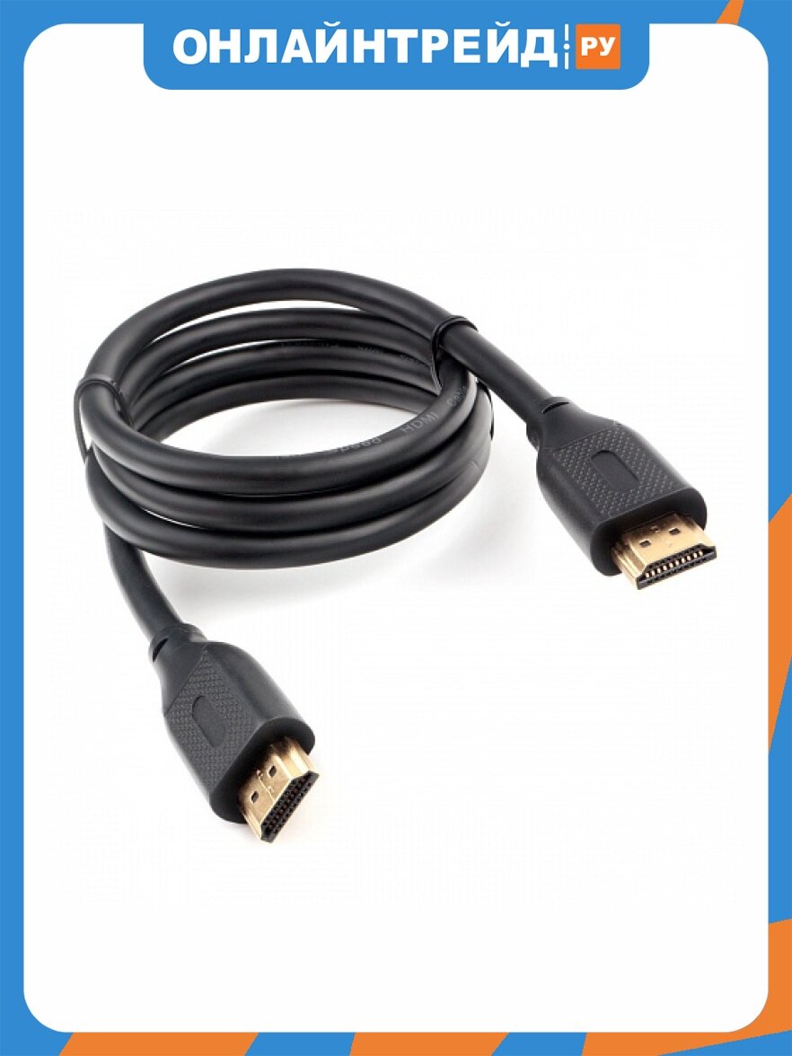 Кабель HDMI Cablexpert CC-HDMI8K-1M, 1м, v2.1, 8K, 19M/19M, черный, пакет