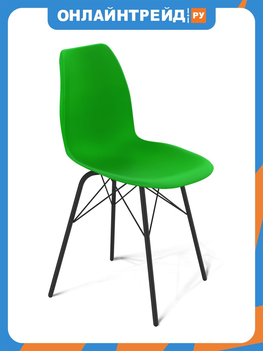 Стул Sheffilton SHT-ST29/S64 зеленый ral 6018/черный муар