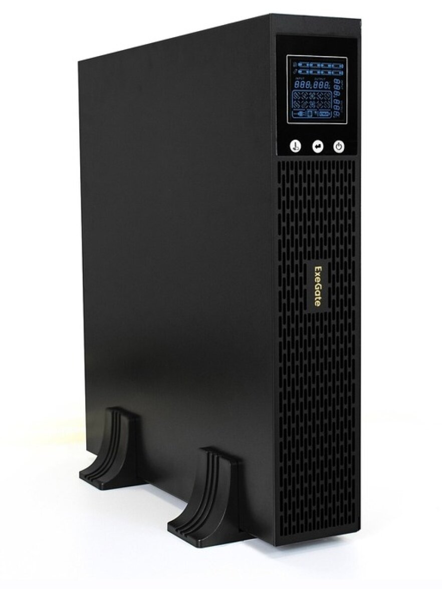 Источники бесперебойного питания Pure Sine Wave Exegate SinePower UHB-1000. LCD. AVR.8C13. RJ. USB.2U 1000VA/800W
