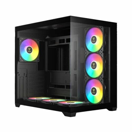 Компьютерный корпус GAMDIAS AURA GC107 Elite (16334-55J63-70000-G) черный - Midi Tower, ATX, USB 3.2 Gen 1 Type-A, USB 2.0 Type-A