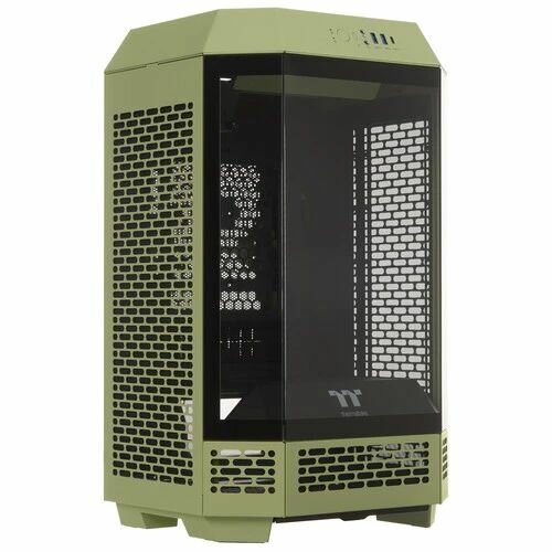 Компьютерный корпус Thermaltake The Tower 250 Matcha Green (CA-1Z9-00SEWN-00) зеленый - Mini Tower, Mini-ITX, USB 3.2 Gen 1 Type-A, USB 3.2 Gen 1 Type-C