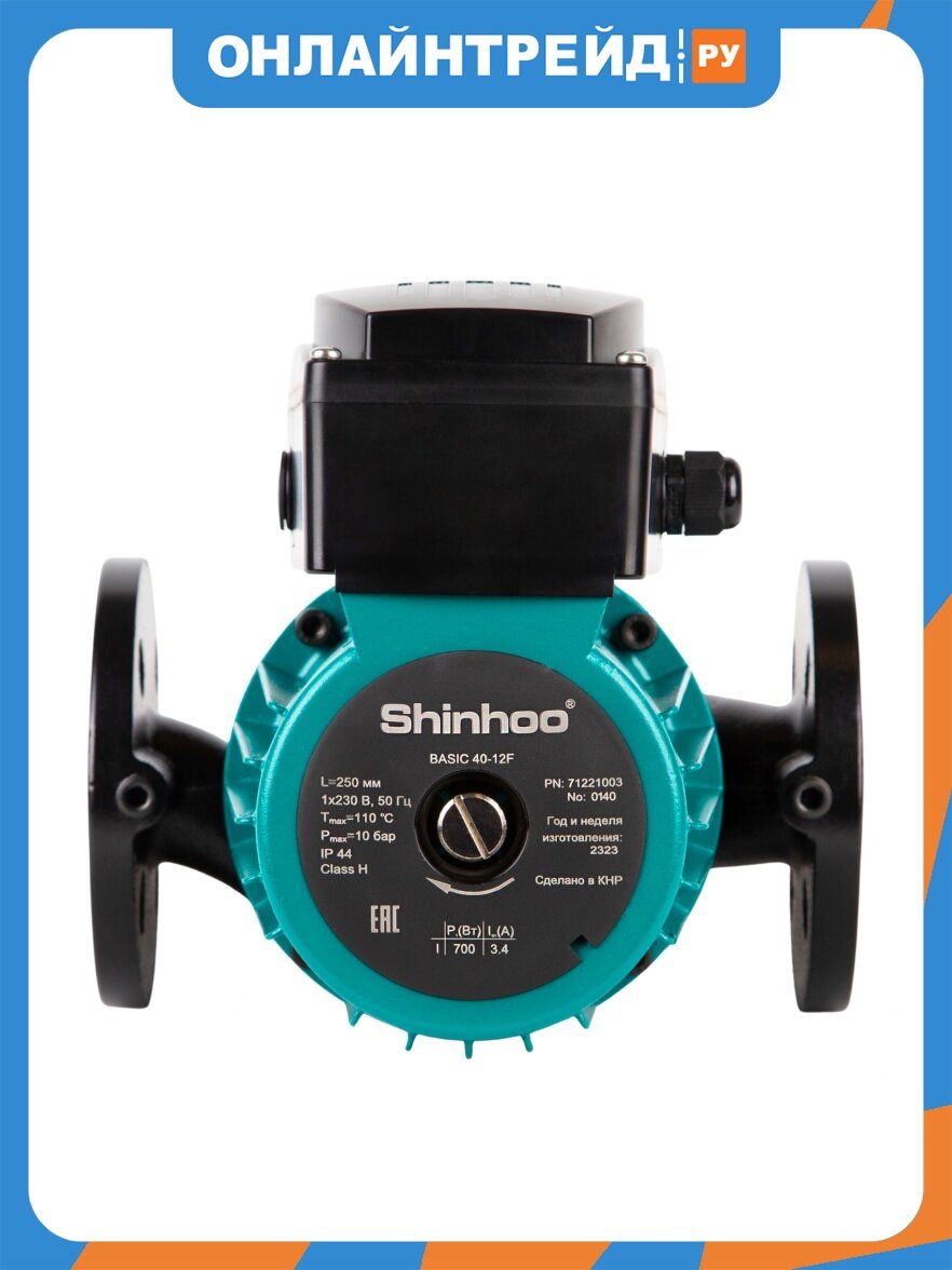 Циркуляционный насос Shinhoo BASIC 40-12F 1x230V