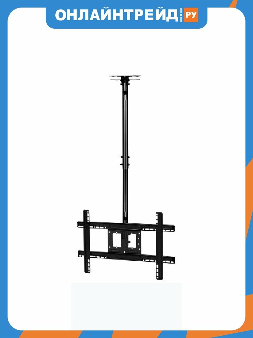 Кронштейн для телевизора Onkron N2L, 32"-80", потолочный, черный