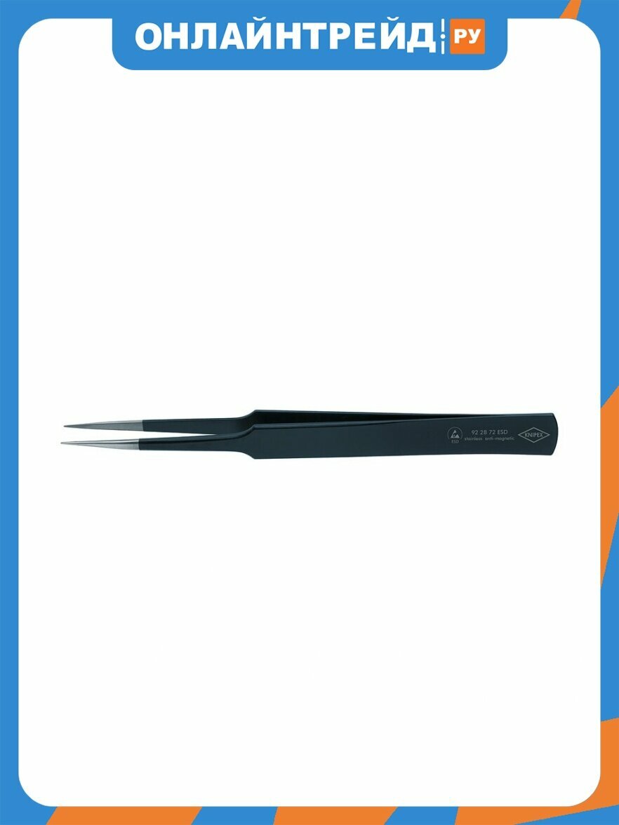 Пинцет Knipex 922872ESD, для прецизионных работ, антистатический, 135 mm