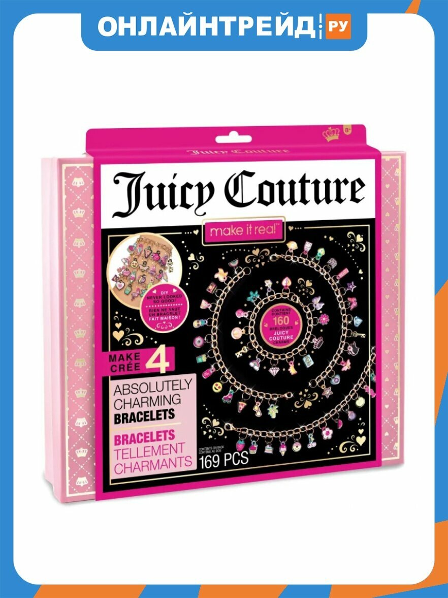 Набор для творчества Make IT Real 4414 Создай свои браслеты. Очаровательный. JuicyCouture