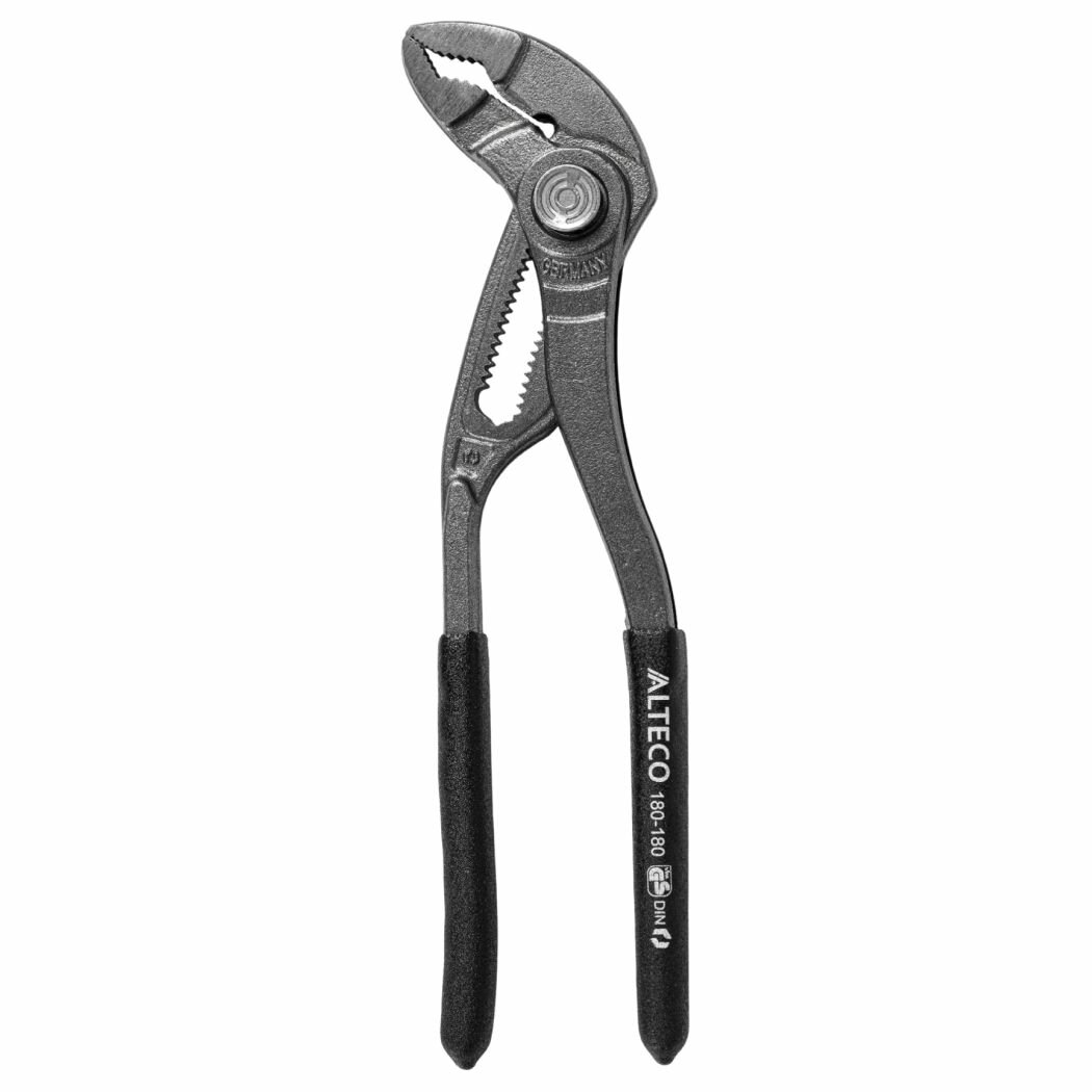 Клещи переставные ALTECO Industrial 0705-1K-250-X xPRESS 250 мм с кнопкой, пласт. рук. (96882)