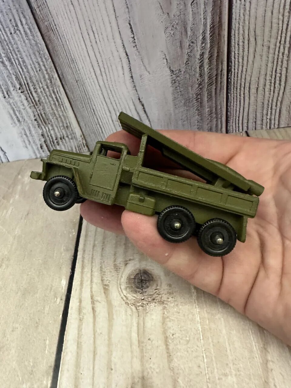 Модель Катюша Тпз ссср 1970 годы зелёный коллекционный шикарный