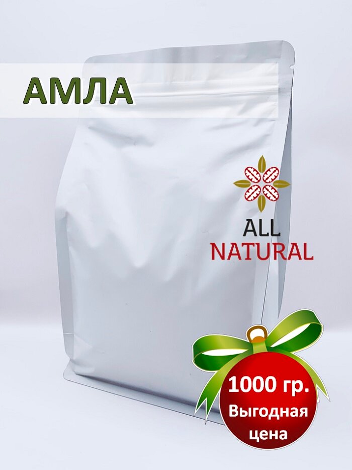 Порошок Амла (Amla Fruits Powder), All Natural, натуральные измельченные плоды амлы в порошок, 1кг