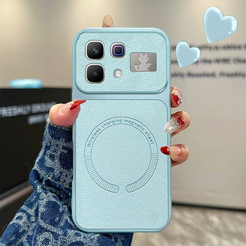 Чехол для Infinix Note 60 Pro и Infinix Note60 кожа TPU антиударный чехол