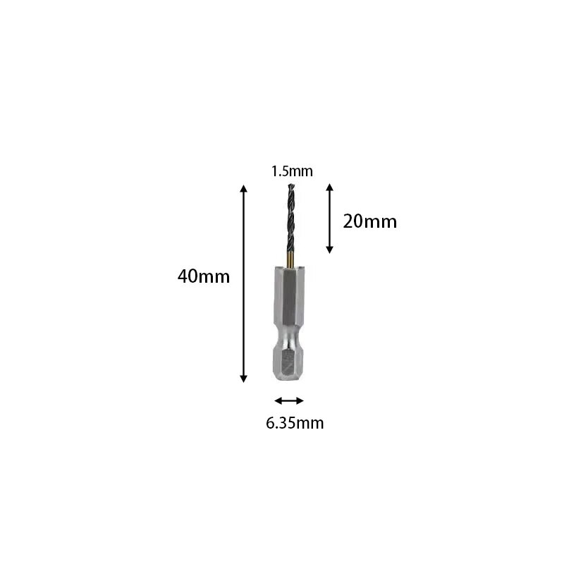 Набор спиральных сверл HSS 4341 2-10 мм 1.5mm(1Pcs)