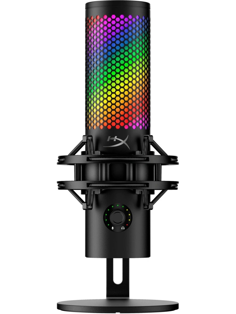 Микрофон проводной HyperX QuadCast 2 S 3м черный Microphone HyperX QuadCast 2 S 3m black