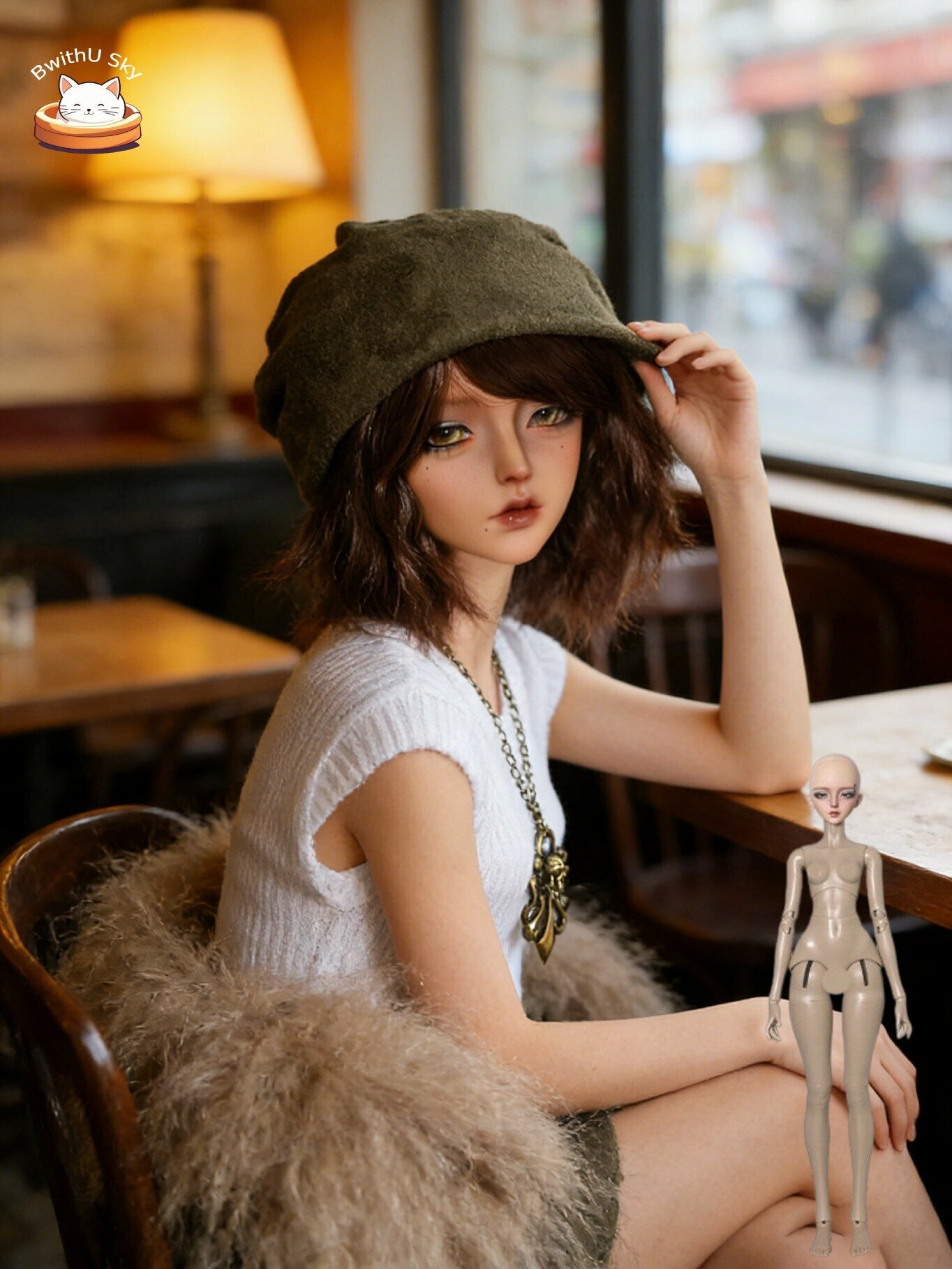 BwithUSky XuanYa 1/4 BJD Кукла обнаженная кукла с нормальной кожей + макияж в стиле фристайл, без аксессуаров
