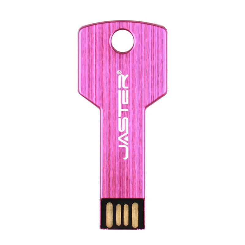 USB-флешка JASTER креативная металлическая 128 ГБ 128MB Not GB, Розовый, Розовый