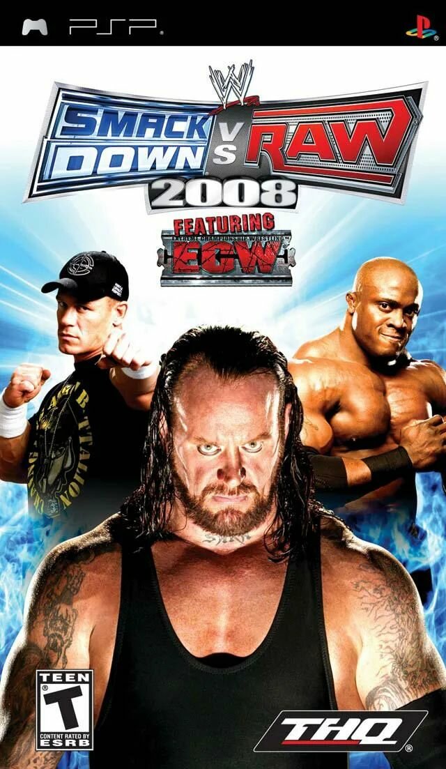 Игра PSP WWE SmackDown vs Raw 2008