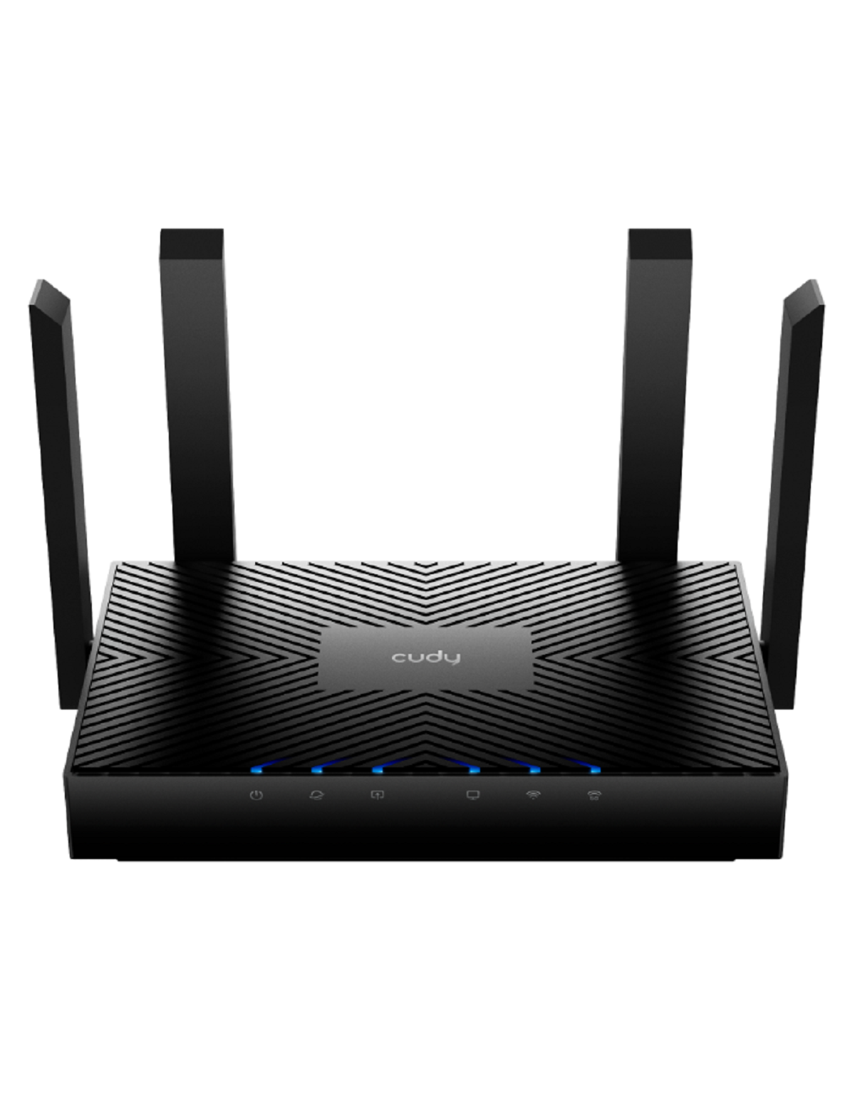 Роутер Cudy WR3000 2.0 Wi-Fi 6 AX3000, 2,4/5 ГГц, до 2976 Мбит/с, 4x1 Гбит/с, IPv6, 4 антенны, черный
