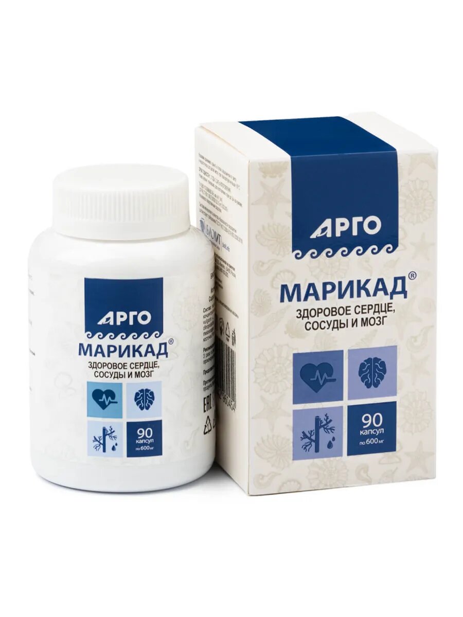 БАД Марикад 90 капс при сердечно-сосудистых заболеваниях