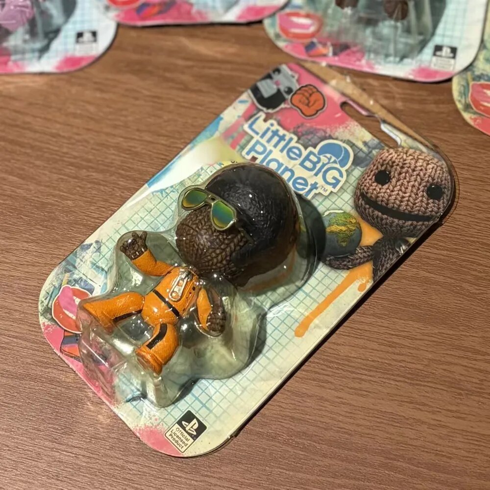 Статуэтка и аксессуары, статуэтка LittleBigPlanet, маленький Сэкбой-афро6см