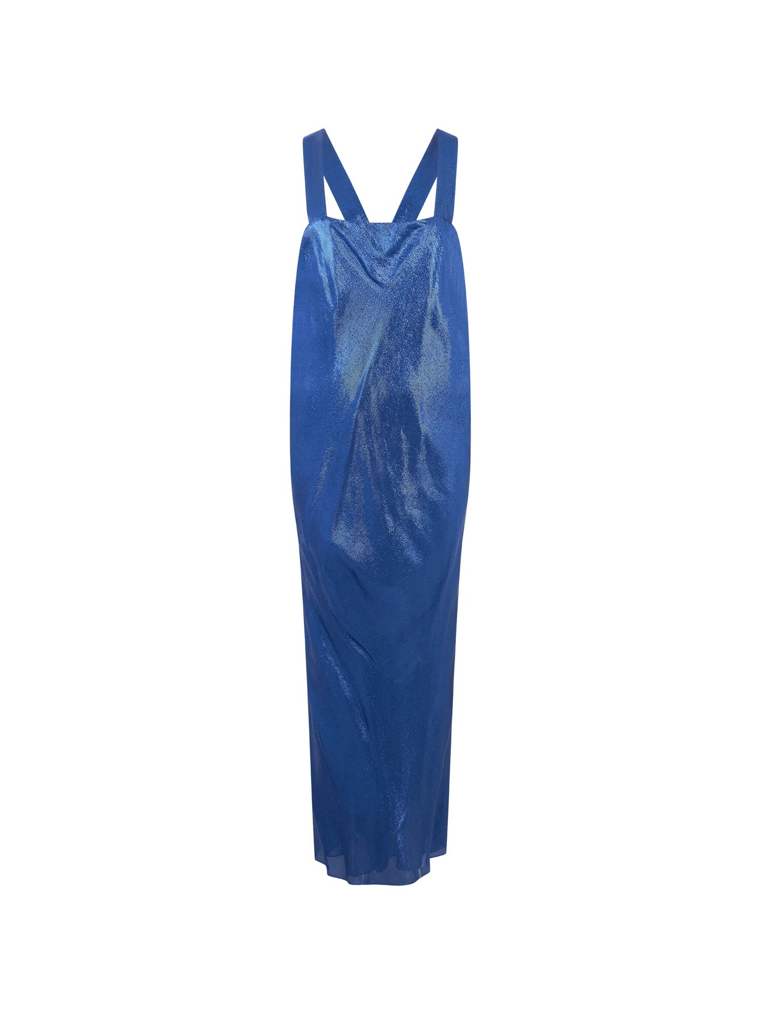 Платье Laminated square-neck evening dress