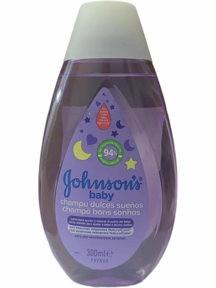 Johnson's Baby Детский шампунь для волос Перед сном, 300 мл /
