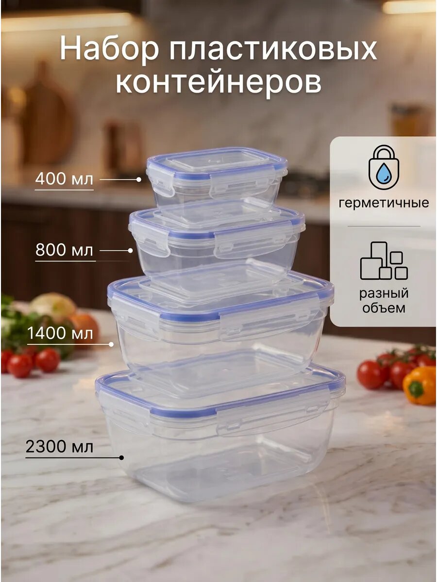 Контейнеры для еды и хранения продуктов