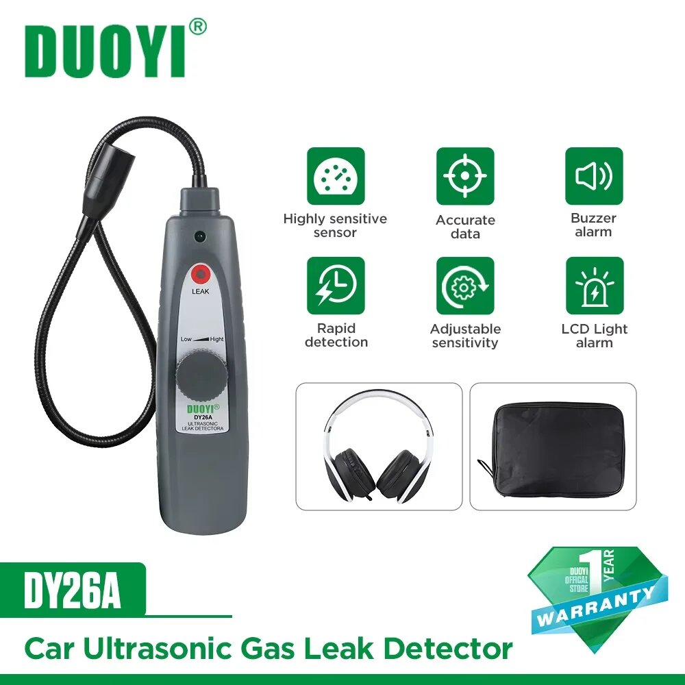 Ультразвуковой тестер утечек DUOYI DY26/DY26A DY26A