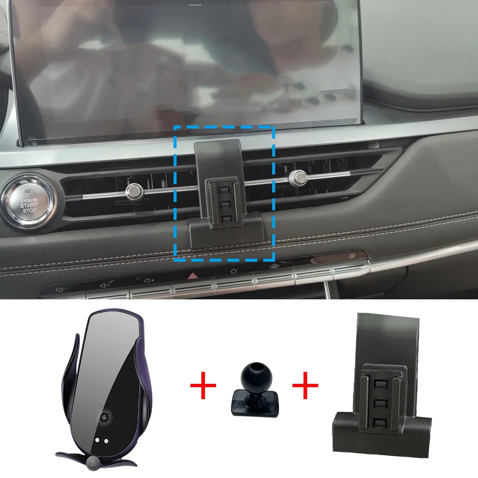 Автомобильный держатель для Chery Tiggo 4 Pro TYPE I Black A