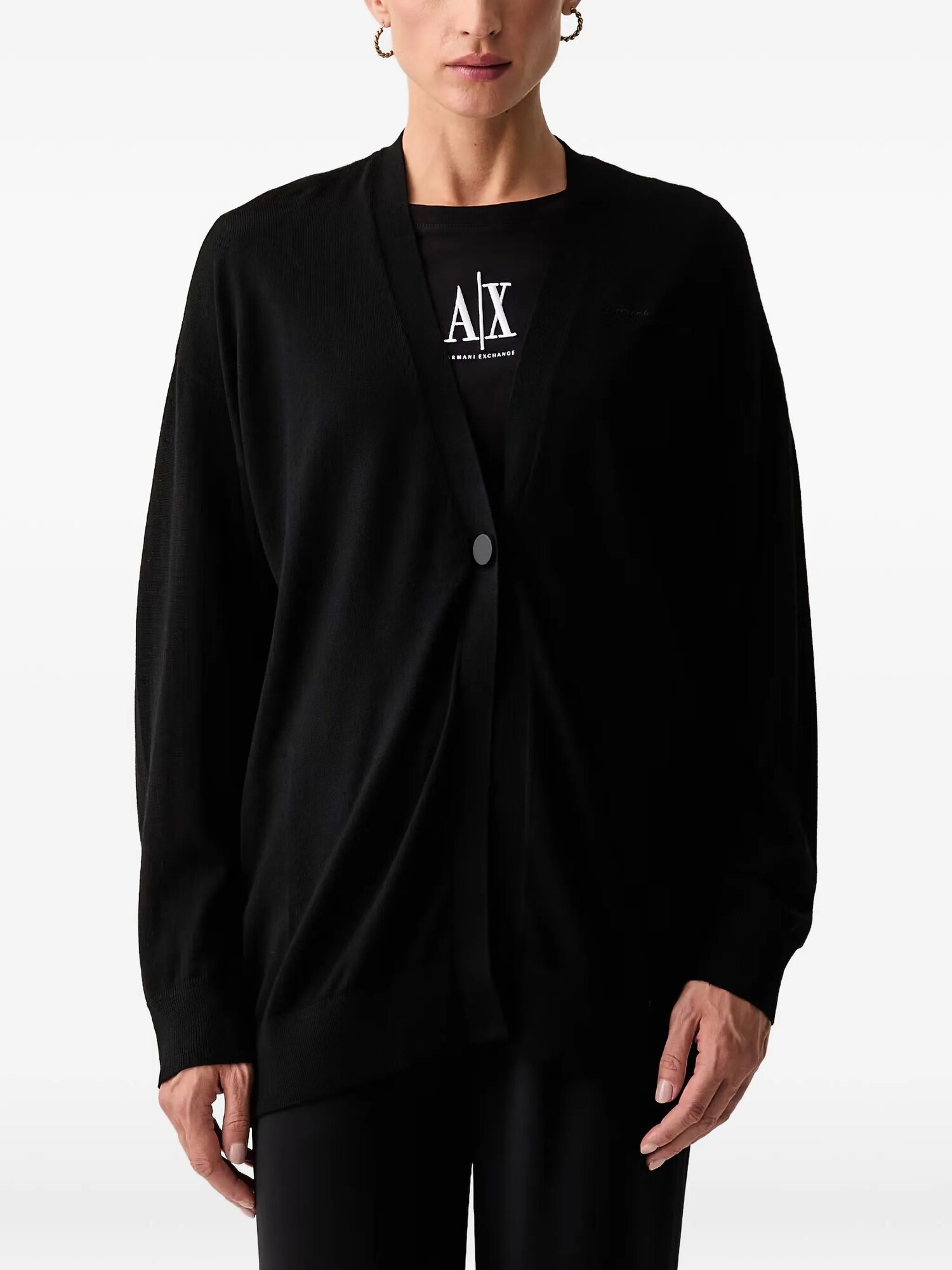 Кардиган Armani Exchange, размер XS, черный