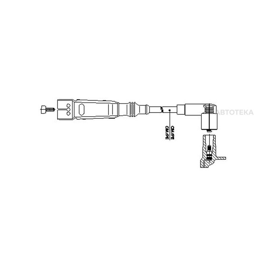 Провод высоковольтный Audi/VW 70cm BREMI 11170
