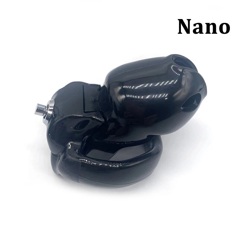 Новинка 2023 года: устройство целомудрия HT-V5 Click&Lock LMale, чехол для 40mm Ring, Black-Nano