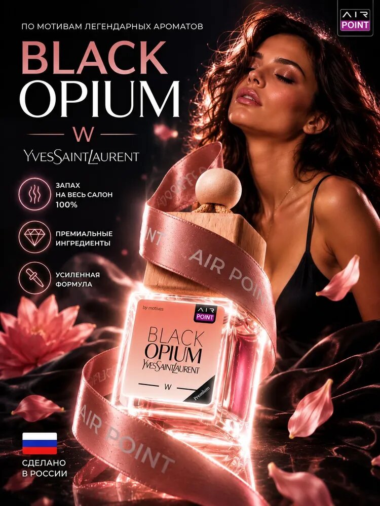 AirPoint Ароматизатор автомобильный, Black Opium, 7.5 мл