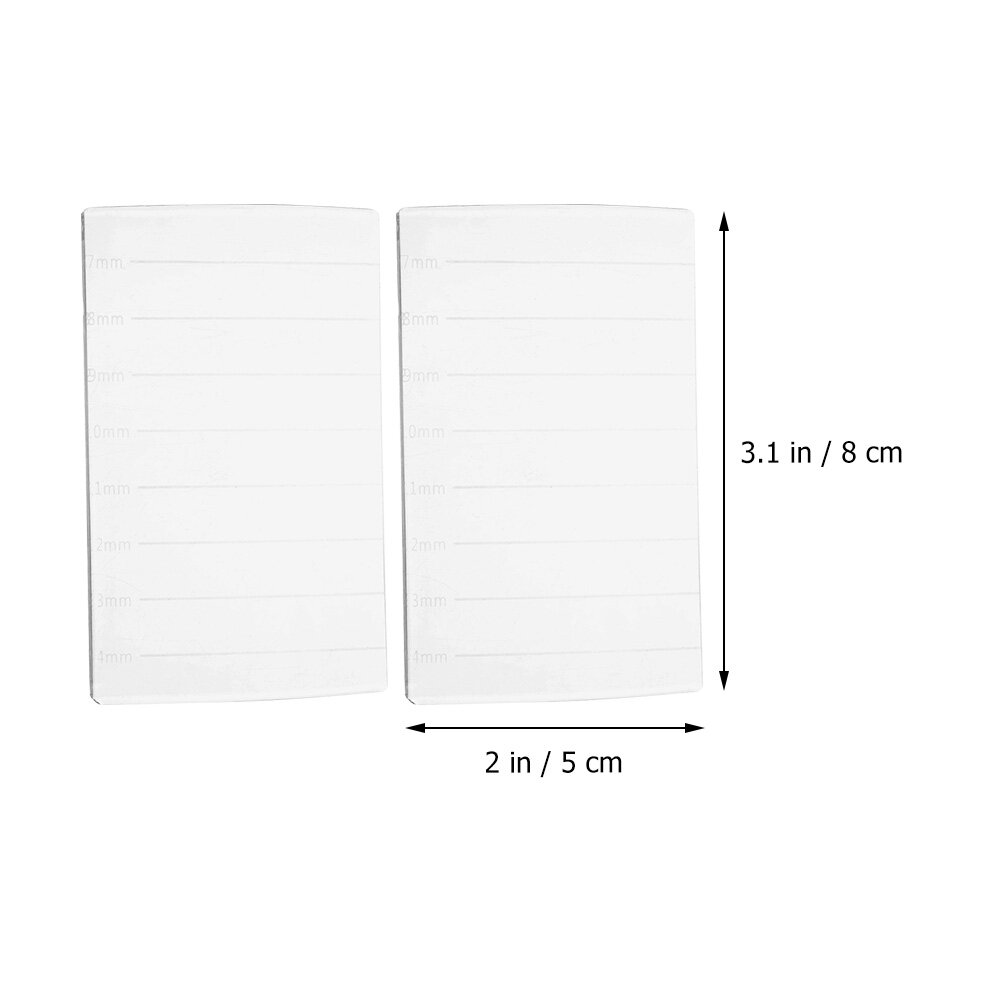 Держатели Для Ресниц С Масштабом 2 Штуки Трей Для Накладных Ресниц 8.00X5.00X1.00Cm